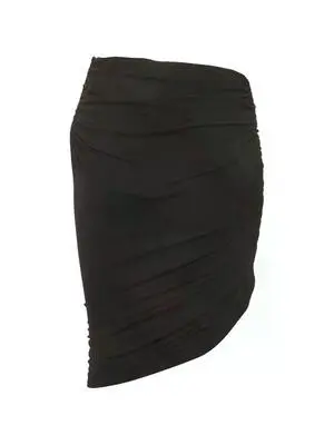Magda Butrym Ruched Asymmetric Hem Skirt