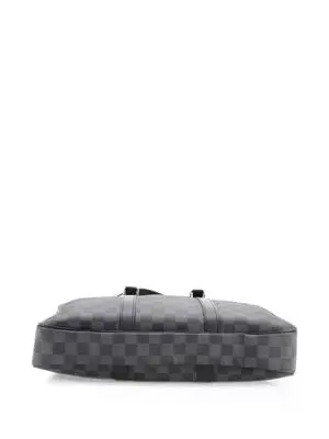 LOUIS VUITTON Porte-documents Voyage Briefcase Damier Graphite Pm Business Bag - Black
