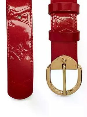 LOUIS VUITTON 2008 Monogram Vernis Leather Belt