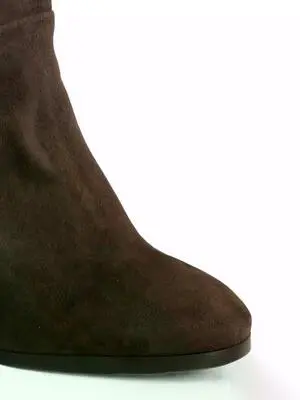 JULIE DEE Suede Block-heel Boots