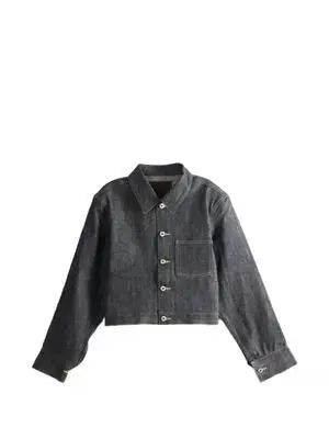 TAIGA TAKAHASHI Cropped Denim Jacket