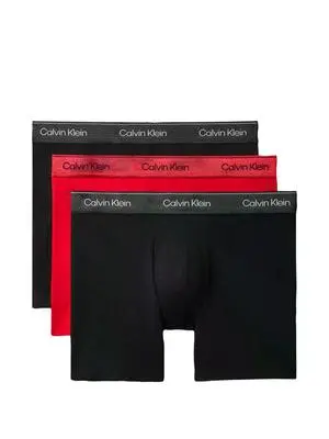 Calvin Klein Logo-waistband Boxer Briefs - Black