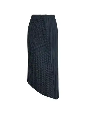 Issey Miyake Pleated Asymmetric Skirt