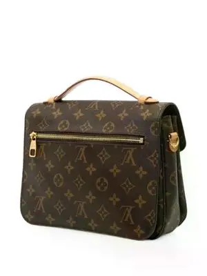 LOUIS VUITTON 2017 Monogram Pochette Metis Satchel
