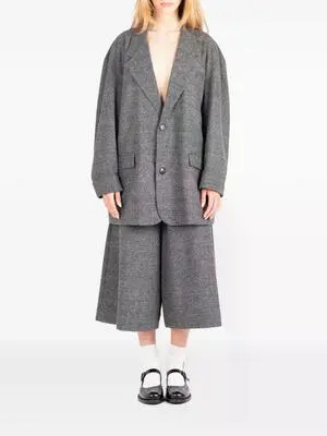 SOCIETE ANONYME Checked Wool Blazer