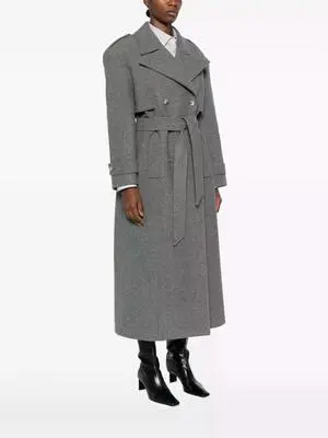 LE SULLY STUDIO Double-breasted Belted Coat