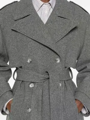 LE SULLY STUDIO Double-breasted Belted Coat
