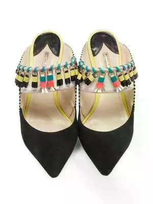 SOPHIA WEBSTER Tassel Embellished Wedge Sandals