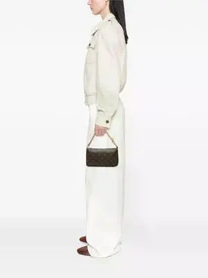 LOUIS VUITTON 2003 Monogram Pochette Accessoires Shoulder Bag - Brown