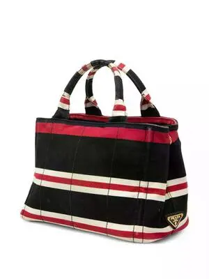 Prada Small Canvas Tote Satchel