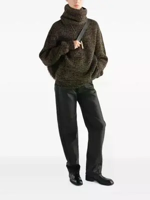 LEMAIRE High-neck Sweater In Yak Alpaca