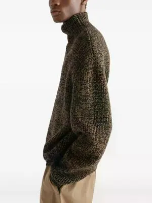 LEMAIRE High-neck Sweater In Yak Alpaca