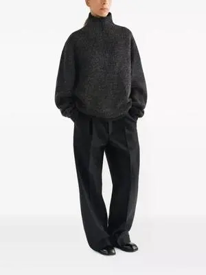 LEMAIRE High-neck Sweater In Yak Alpaca