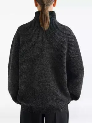 LEMAIRE High-neck Sweater In Yak Alpaca