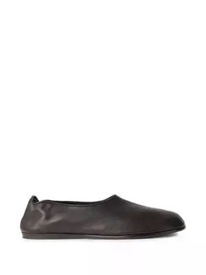 LEMAIRE Sock Slip-ons In Goat Leather - Brown