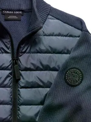 Canada Goose Hybridge Panel-knit Wool Padded Jacket