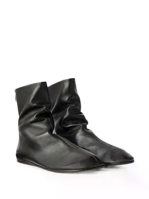 LEMAIRE Sock Ankle Boots In Shiny Nappa Lambskin