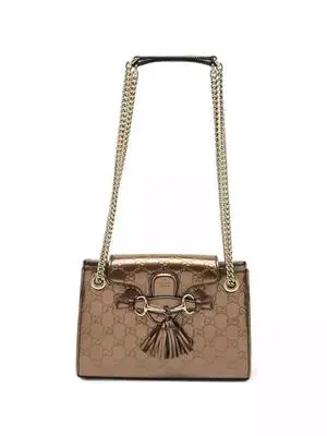 Gucci Small Guccissima Emily Shoulder Bag - Brown