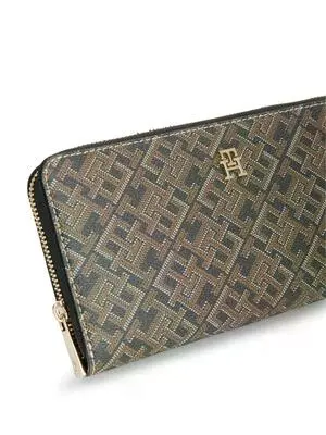 Tommy Hilfiger Monogram-print Th Plaque Wallet