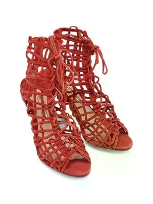 SOPHIA WEBSTER Delphine Cage Heeled Sandals