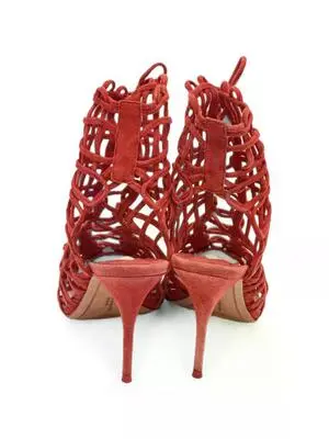 SOPHIA WEBSTER Delphine Cage Heeled Sandals