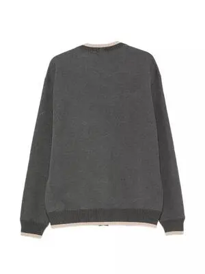 MARANT Logo-patch Button-up Cardigan - Grey