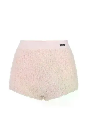 Elisabetta Franchi Shorts In Fleece Fabric