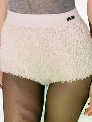 Elisabetta Franchi Shorts In Fleece Fabric