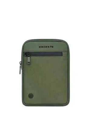 PIQUADRO Logo-print Zip-fastening Backpack - Green