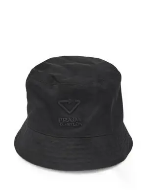 Prada Logo-plaque Bucket Hat