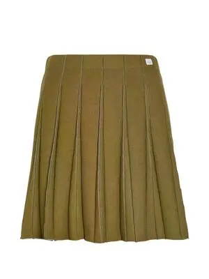 SPENCE Pleated Knitted Skirt