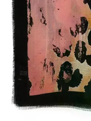 D'ANIELLO Animal-print Scarf