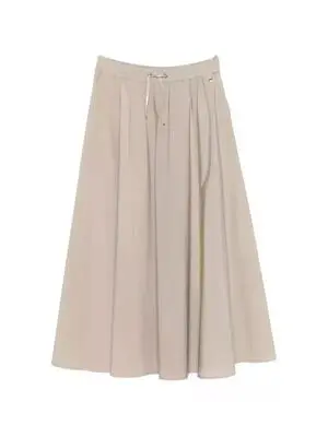 Herno Drawstring Flared Maxi Skirt