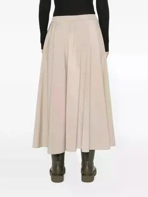 Herno Drawstring Flared Maxi Skirt
