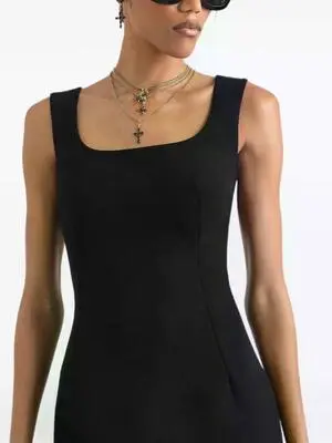 Dolce & Gabbana Double Wool Crêpe Midi Dress
