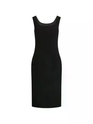 Dolce & Gabbana Double Wool Crêpe Midi Dress