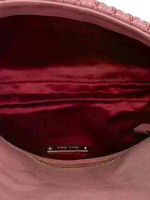 Miu Miu Matelassé Nappa Crystal Chain Satchel