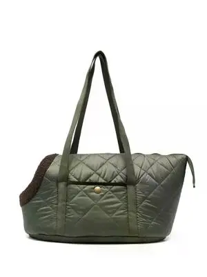 Barbour Quilted Dog Carrier With Fleece Trim