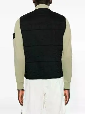 Stone Island Quilted Zip-up Vest