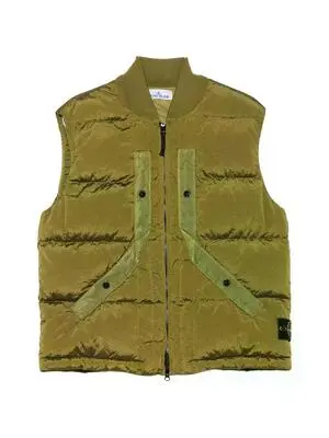Stone Island Quilted Padded Gilet - Green