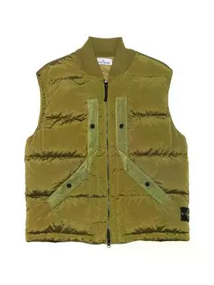 Stone Island Quilted Padded Gilet - Green