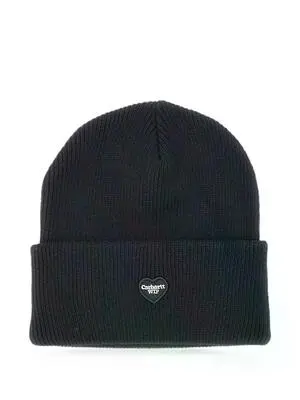 Carhartt Work In Progress Small Heart Beanie - Black
