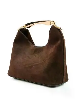 ELLEME Small Boomerang Suede Tote Bag - Brown