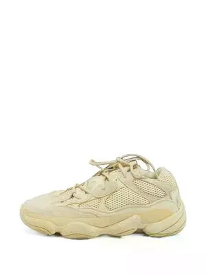ADIDAS X YEEZY X Yeezy 500 Panelled Lace-up Sneakers - Neutrals