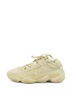 ADIDAS X YEEZY X Yeezy 500 Panelled Lace-up Sneakers - Neutrals