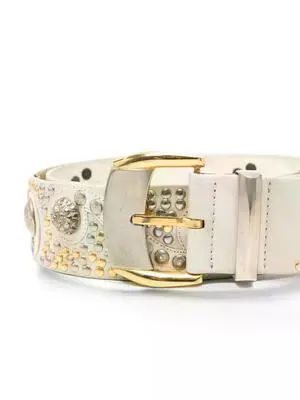 Versace 1990s Studded Belt