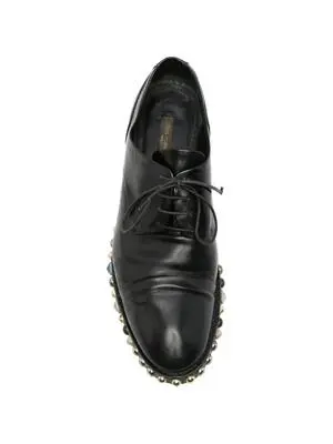 LOUIS VUITTON 2010 Stud-embellished Derby Shoes