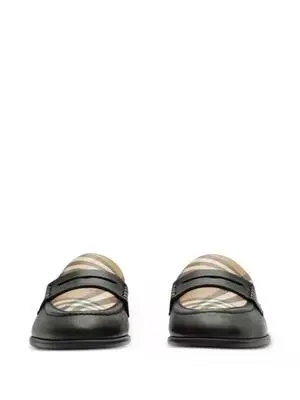 Burberry Check And Leather Opal Loafers