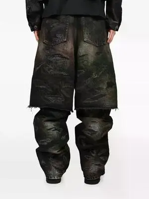 FILTH Distressed Layered Shorts