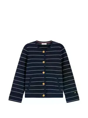 Tommy Hilfiger Horizontal-stripe Button-up Cardigan